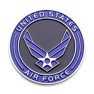Air Force Airman First Class E3 Challenge Coin! United States Air Force Airman First Class Rank Military Coin. E-3 USAF Challenge Coin! Designed by Military Veterans - Officially Licensed Product!