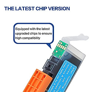 Compatible Ink Cartridges Compatible with Canon 280 281 PGI-280XXL CLI-281XXL for Canon PIXMA TR7520 TR8520 TS6120 TS6220 TS8120 TS8220 TS9120 Printer (PGBK/PB/BK/C/M/Y) 6 Pack