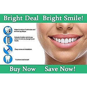 BrightDeal Replacement Toothbrush Heads Compatible with Philips Sonicare Toothbrush Electric Handle, for Sonicare E Series Essence, Xtreme, Elite, Advance and CleanCare Toothbrush, 6 Pack