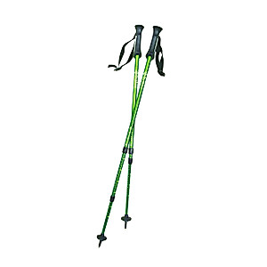 Outdoor Products Apex Trekking Pole Set (Black) (Lime)