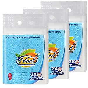 Colorlife Paper Towels, Premium 2-Ply White Paper Towels, 6 Rolls, 70 Sheets Per Roll, 420 Towels for Kitchen Use