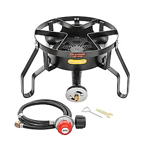 Concord Banjo 16” Single Propane Burner; 200,000BTU 1 Burner Portable Gas Stove