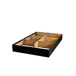 Strobel Organic Zeus Regular Beds or Waterbeds 9-in Black Pedestal Platform, Queen