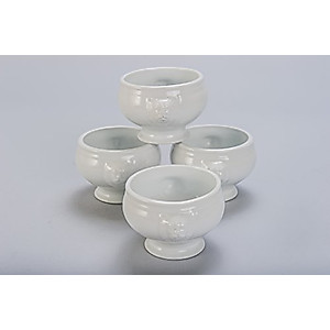 BIA Cordon Bleu Soup Lions Head Bowl, Set of 4, White (900178S4SIOC)
