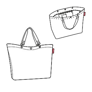 reisenthel shopper XL dots – Spacious shopping bag and classy handbag in one - Made of water-repellent material