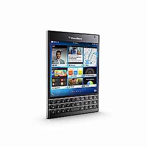 BlackBerry Passport Factory Unlocked Cellphone, International Version, 32GB, Black