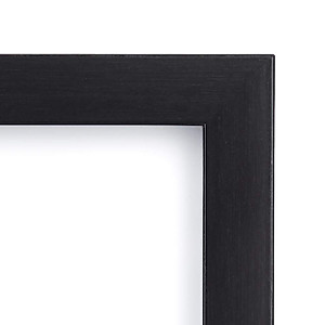 Amazon Basics Photo Picture Frame - 5" x 7", Black - Pack of 2