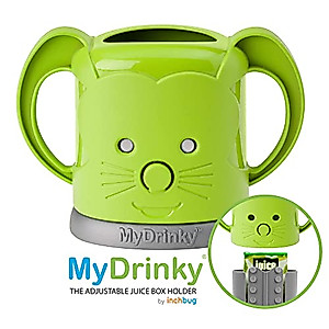 MyDrinky - The Adjustable Juice Box Holder Lime