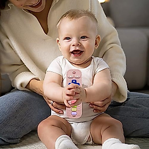 2 PCS Baby Teething Toys, Baby Teethers Set for 0-6, 3-6 Months & 6-12 Months, Remote Control Shape Teether, Duck Shape Teether, Baby Chew Toys Set, Baby Essentials, Infant Toys, Gift for Mum-to-Be