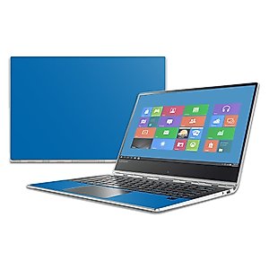 Mightyskins Skin Compatible with Lenovo Yoga 910 14" Wrap Cover Sticker Skins Solid Blue