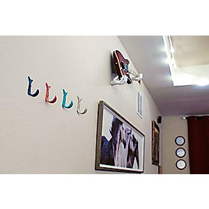 Zeckos Set of 4 Cast Iron Flipping Fish Decorative Wall Hooks Coastal Décor Beach Towel Hanging Decor Rustic Key or Coat Rack