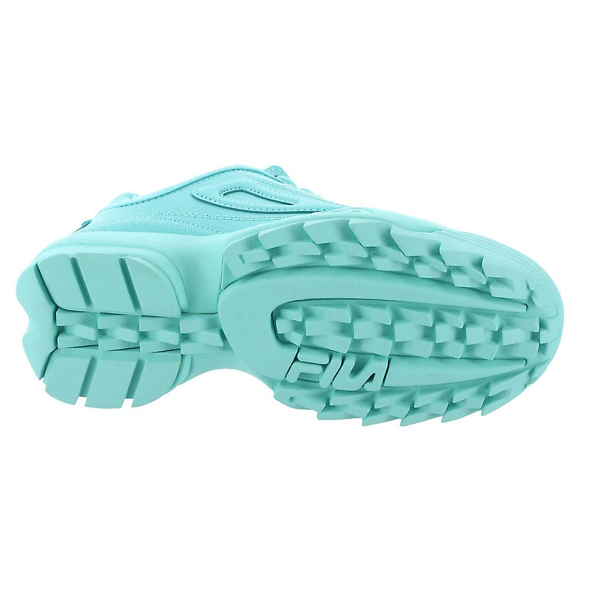 Fila Women's Disruptor Ii Premium Comfortable Sneakers, Aruba Blue/Aruba Blue/Aruba Blue, 7