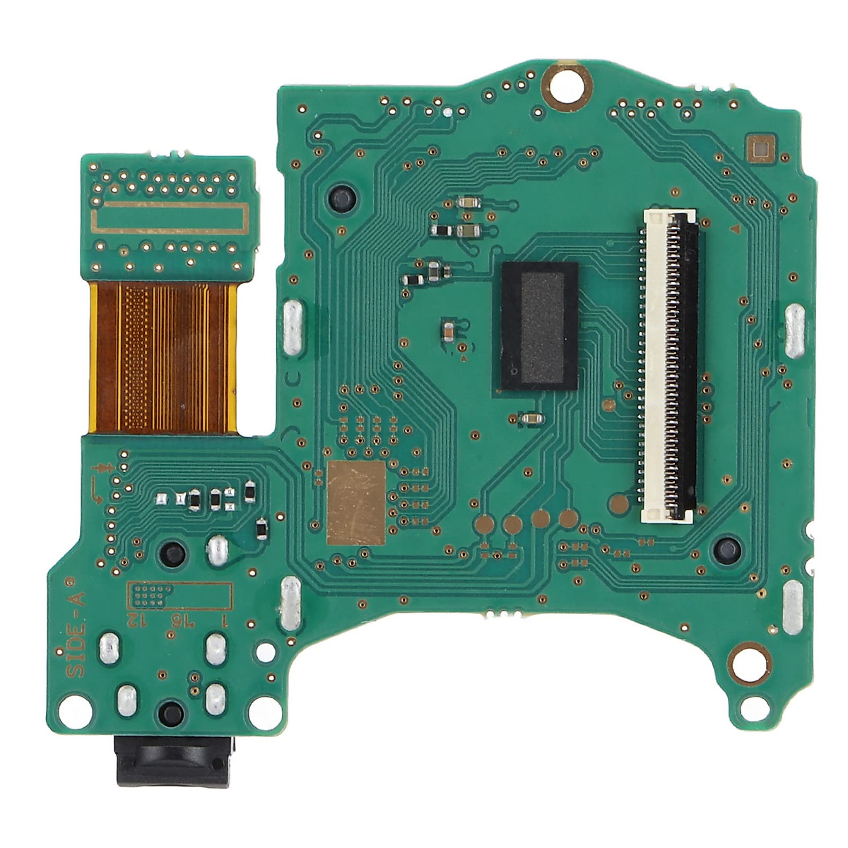 KOSDFOGE PCB Game Card Read Slot for Switch Game Cartridge Tray with Earphone Hole Port Compatible with Switch Repair Part
