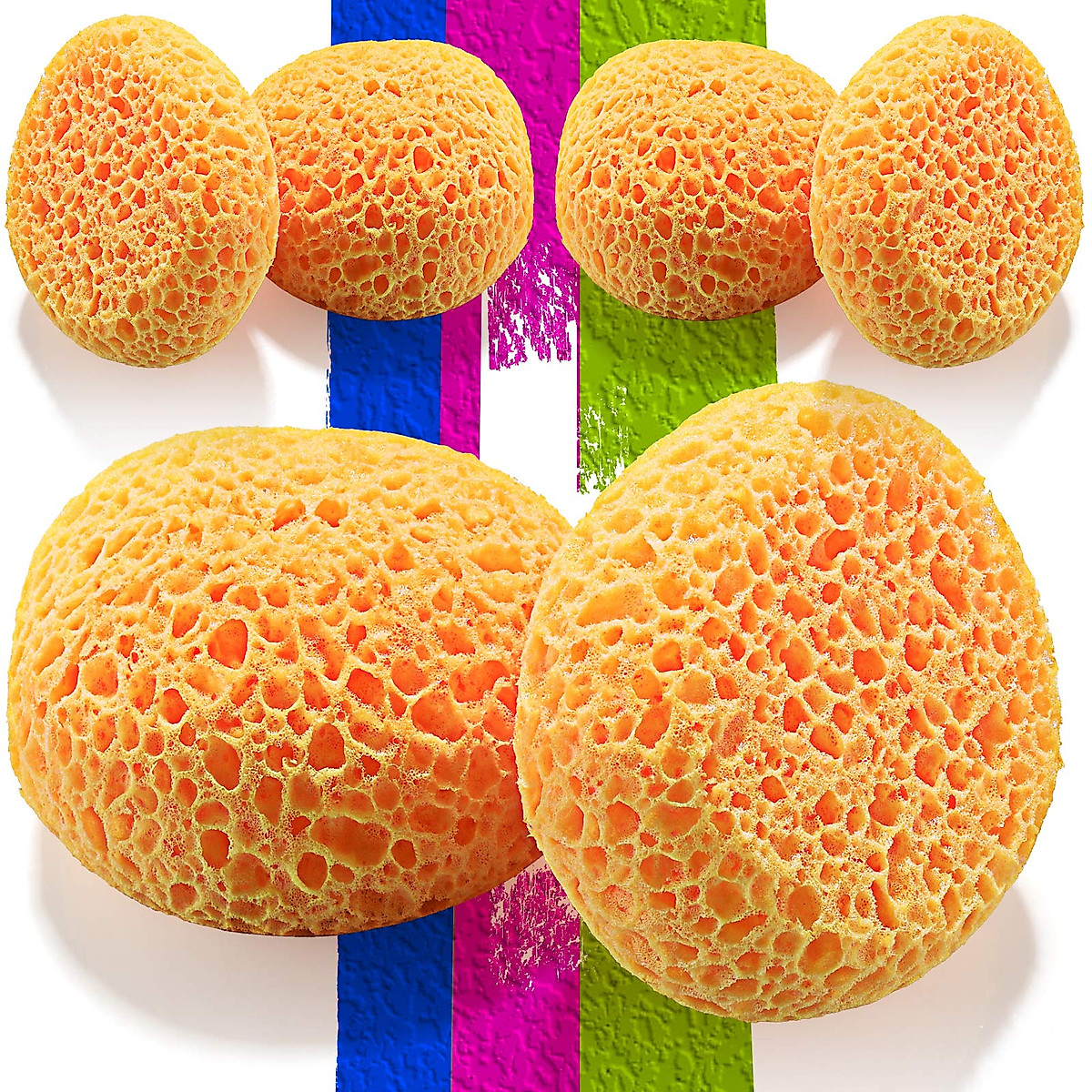 Knockdown Texture Sponge, Wall Patch, Drywall Patch/ Repair, Texture Patch Sponge, Home Decor Sponge for DIY Painting Ceiling Wall Texture - 2 Pcs