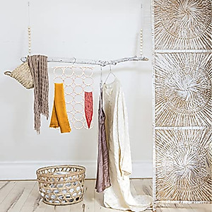 LIFKOME Mens Belt Mens Belt Foldable Clothes Rack Scarf Hanger Organizer Scarf Hangers for Closet Belt Hanger for Closet Belt Hanger Scarf Hanger Scarf Clothing Organizer Kids Hangers Kids Hangers