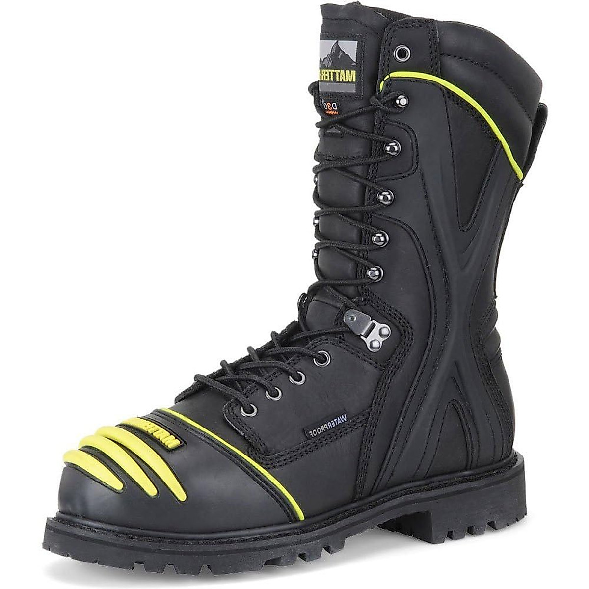 Matterhorn Men's 10" Waterproof NON-Insulated D3O Internal Metguard with Brace Boots, Black, 8 M
