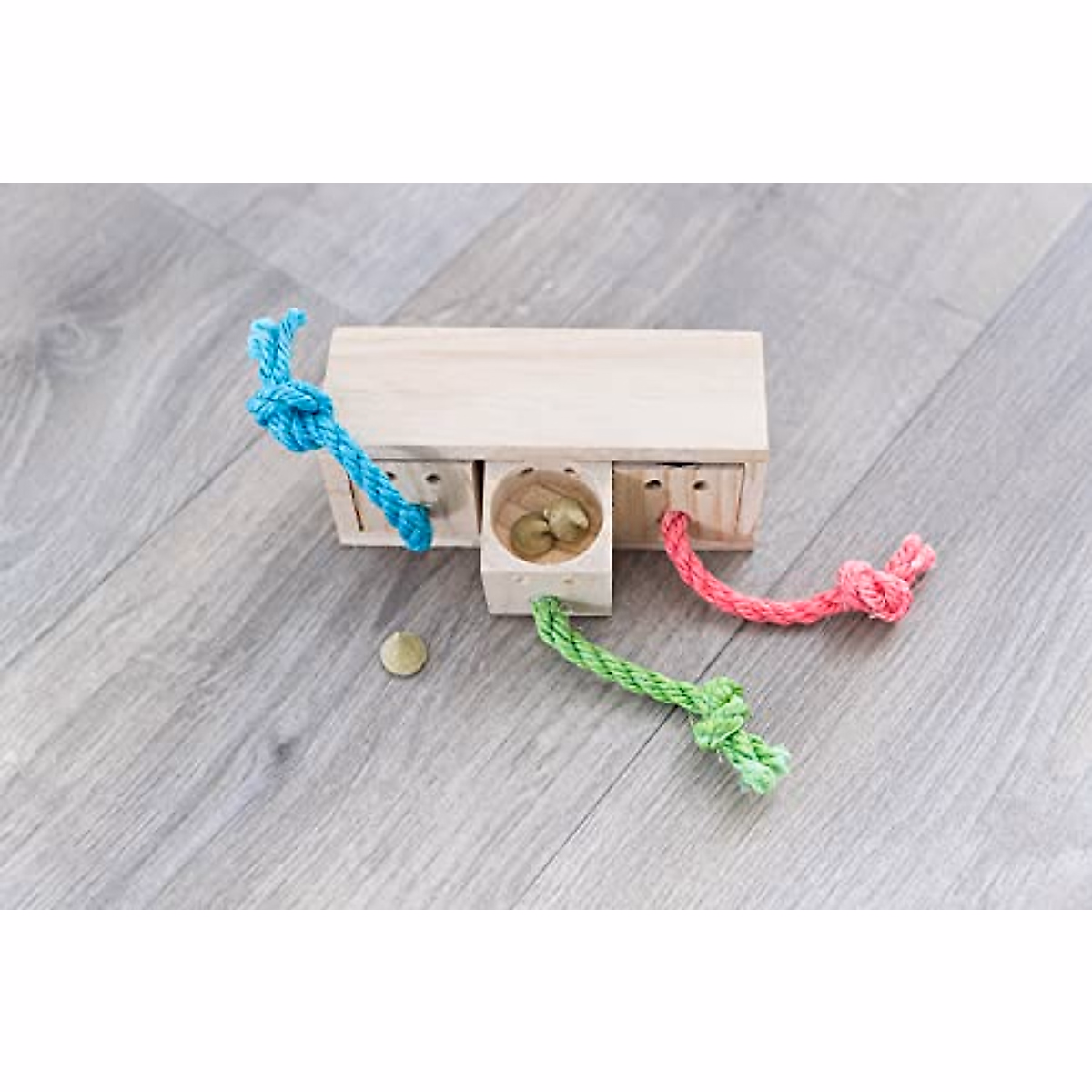 TRIXIE 62815 Small Animal Snack Cube Activity Toy, Natural