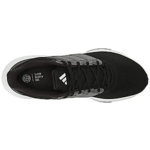 adidas Men's Ultrabounce Running Shoe, Black/White/Black (Wide), 9