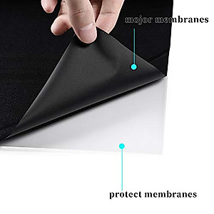 PU HTV 12" x 10' Heat Transfer Vinyl Rolls, Iron on Heat Press Easy to Cut & Weed for DIY Design T-Shirt(White）