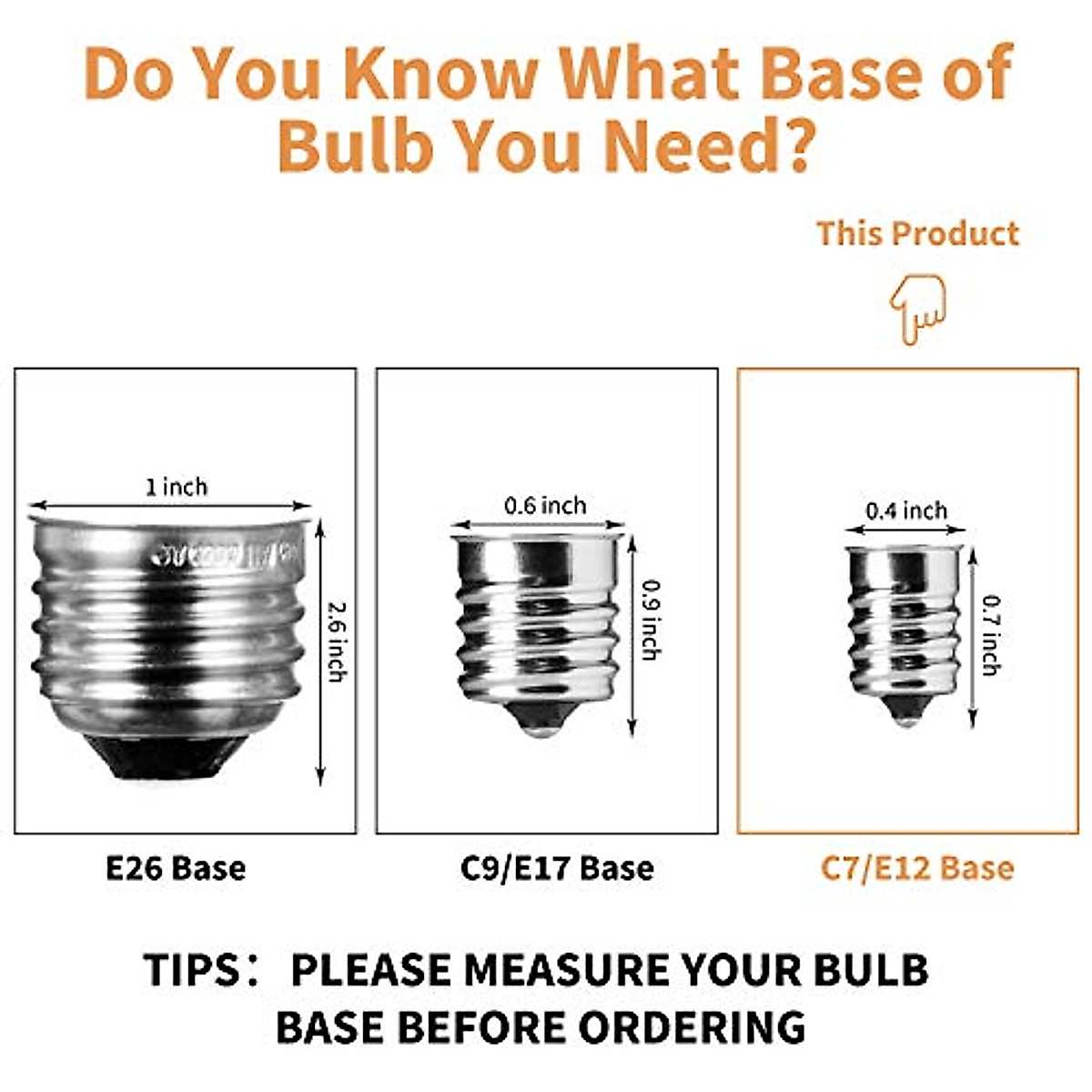 G40 Led Replacement Light Bulbs 1W Shatterproof Globe Bulb Fits E12 or C7 Candelabra Screw Base Sockets, 1.5 Inch Dimmable Light Bulbs for Indoor Outdoor Patio Decor, 2200K, Warm White, 25 Pack