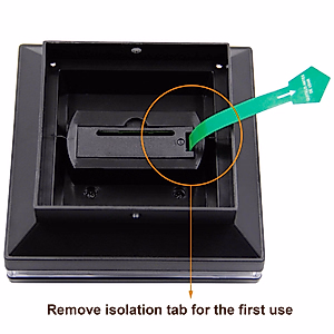 MAGGIFT 15 Lumen Outdoor Cap Light for Fence Deck or Patio, Solar Powered, Warm White High Brightness SMD LED Lighting, Lamp Fits 4x4, 5x5 or 6x6 Wooden Posts, 4 Pack