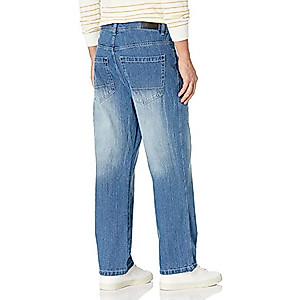 Southpole mens Relaxed-fit Core Denim Pants Jeans, Medium Sand Blue, 38W x 30L US