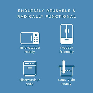 Stasher Silicone Reusable Storage Bag, 2 Sandwich (Clear + Ash) | Food Meal Prep Storage Container | Lunch, Travel, Makeup, Gym Bag | Freezer, Oven, Microwave, Dishwasher Safe, Leakproof