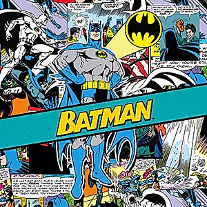 Skinit Decal Gaming Skin Compatible with PS4 Slim Bundle - Officially Licensed Warner Bros Batman Comic Book Design