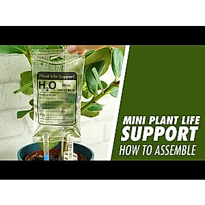 Bubblegum Stuff - Mini Plant Life Support Drip Irrigation Device For House Plants | Automatic Watering System | 3.5 Fluid Ounces - Plant Waterer For Indoor Plants…