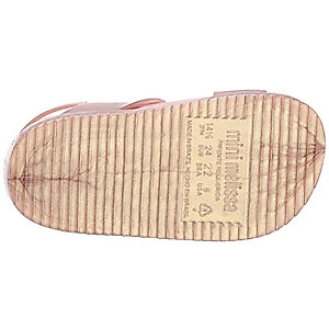 Mini Melissa Baby-Girl's Mini Cosmic Sandal Slipper, Rose Gold, 5 Medium US Toddler