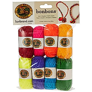 Lion Brand Yarn Lion Brand Bonbons 680 Crayons