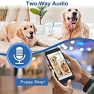 2K Indoor Camera, 4MP 5GHz & 2.4GHz 360° Wireless Security Camera WiFi Cameras for Baby Elder Dog Pet Camera with Night Vision Motion Detection Auto Tracking