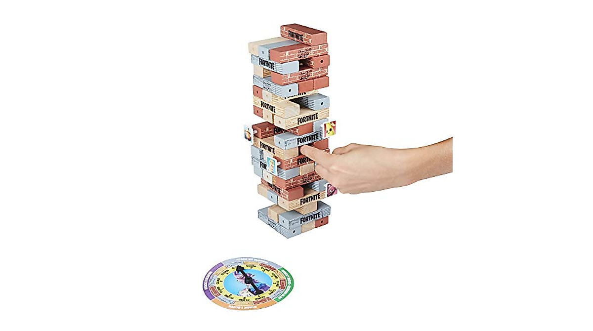 Hasbro Gaming Jenga: Fortnite Edition Game, Wooden Block Stacking Tower ...