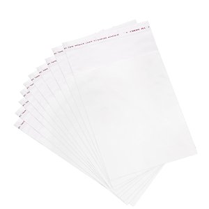uxcell 100Pcs Clear Cello Bags, 3" x 7" Plastic Self Sealing OPP Cello Treat Bags Cello Poly Bags for Packing Cookies Candy Jewelry Gifts, Clear
