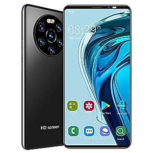 Mate40 Pro Unlocked SmartPhone, 5.45" HD Full Screen 3G Cell Phones with Dual-Core CPU Dual SIM Card Front Rear Dual Cameras Support Face Recognition 128GB Expandable Storage,for 6.0 Operating System
