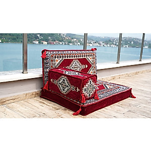 Arabic Living Room, Moroccan Home Decor, Floor Cushion, Arabic Floor Couch, Turkish Floor Sofa, Ethnic Sofa, Arabic Sofa Seating