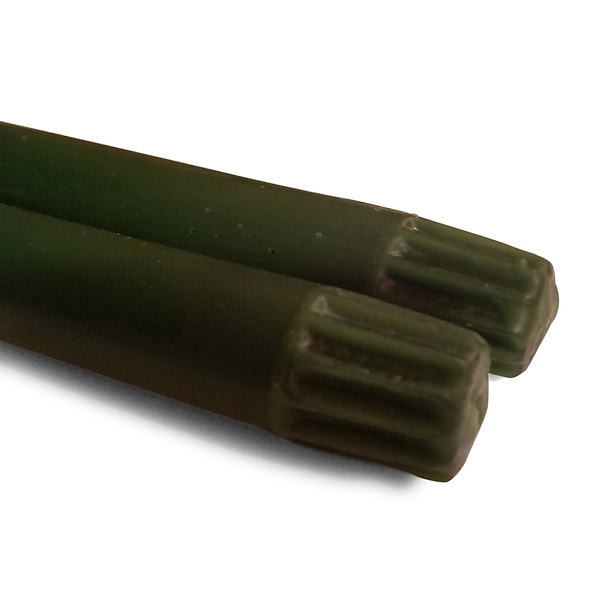 100% Pure Beeswax 10 inch Bayberry Scented Taper Candle Pair, Hand Poured by Hubbardston Candle Company