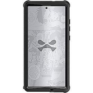 Ghostek NAUTICAL S23 Ultra Case Waterproof with Screen Camera Protector, Belt Clip Holster Rugged Heavy Duty Protective Full Body Phone Covers Designed for 2023 Samsung Galaxy S23 Ultra (6.8") (Black)