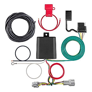 CURT 56423 Vehicle-Side Custom 4-Pin Trailer Wiring Harness, Fits Select Nissan Frontier, Quest, Mercury Villager