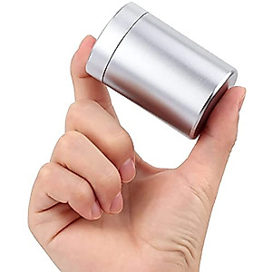 OZCHIN Aluminum Storage Jar Portable Airtight Smell Proof Container Bottle Multipurpose Storage Container for Spices, Coffee & Teas