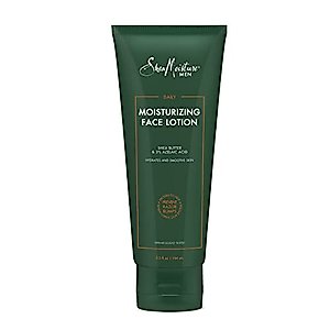 SheaMoisture Men Lotion for Soft, Smooth Skin Daily Moisturizing Face Lotion Dermatologist-Tested Skin Care Proven to Prevent Razor Bumps When Using Our System 3.5 oz