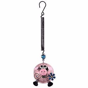 Sunset Vista Designs Farm Fresh Pig Bouncy Hanging Decoration