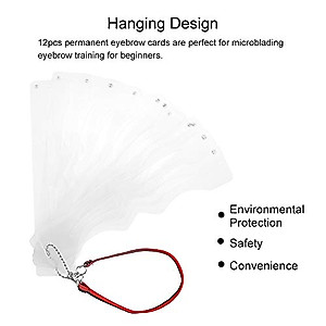 Eyebrow Templates, 12PCS Eyebrow Stencil Synophridia Drawing Shaper Eyebrow Groomin Shapeing Kits Brow DIY Makeup Tools