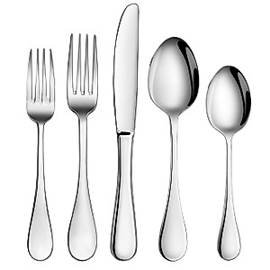 Artaste 56389 Rain 18/10 Stainless Steel Flatware 20-Piece Set, Service for 4