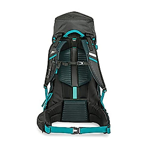 High Sierra Pathway 2.0 Backpack with Hydration Storage Sleeve, for Hiking, Biking, Camping, Traveling, Black, 60L