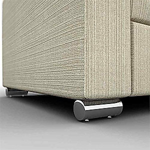 Bestar Pur 78W Queen Murphy Bed and a Sofa in Chocolate