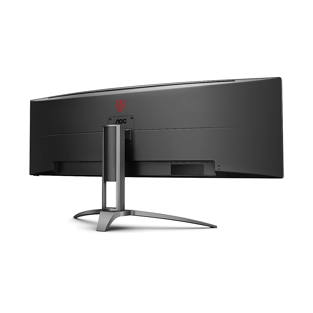 AOC AGON Curved Gaming Monitor 49" (AG493UCX), Dual QHD 5120x1440 @ 120Hz, VA Panel, 1ms Adaptive-Sync, 121% sRGB, Height Adjustable, 4-Yr Zero Dead Pixels Manufacturer Guarantee