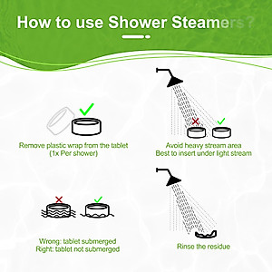 Aromatherapy Shower Steamers Birthday Day Gifts Mint - Swcandy 8 Pcs Bath Bombs Birthday Gifts for Women, Shower Bombs with Essential Oils, Relaxation Home SPA for Women Who Has Everything