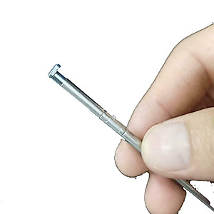 2 Pack LCD Touch Screen Stylus Pen Replacement Parts for LG Stylo 6,Stylo 6 Plus,Boost AT&T TracFone Verizon Xfinity T-Mobile Sprint Cricket (Holographic White)+ Type C Convertor