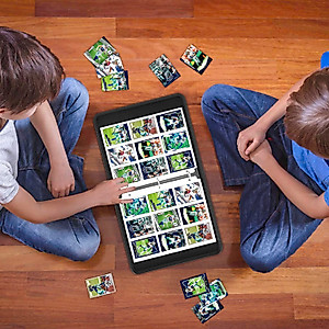 HESPLUS Football Card Binder with Sleeves, 900 Pockets Football Trading Card Holder, Sports Cards Storage Organizer for Football Basketball Baseball or Gaming Trading Cards with 50 Removable Sleeves